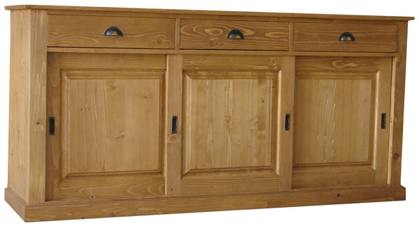 buffet bas pin massif